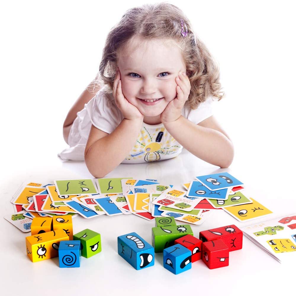Smiley Cubes Puzzle (3+ years) – Panda World
