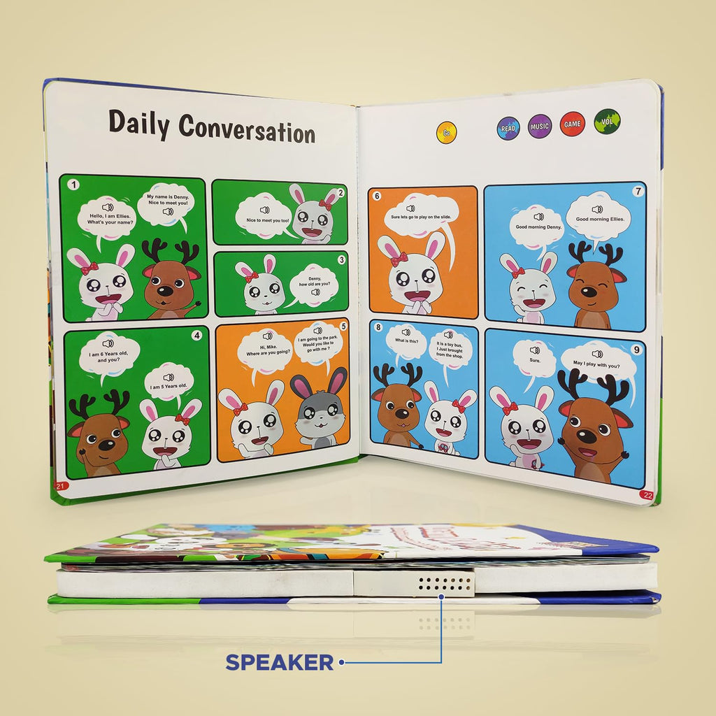 Learn & Play Interactive Sound Book for Kids – Panda World
