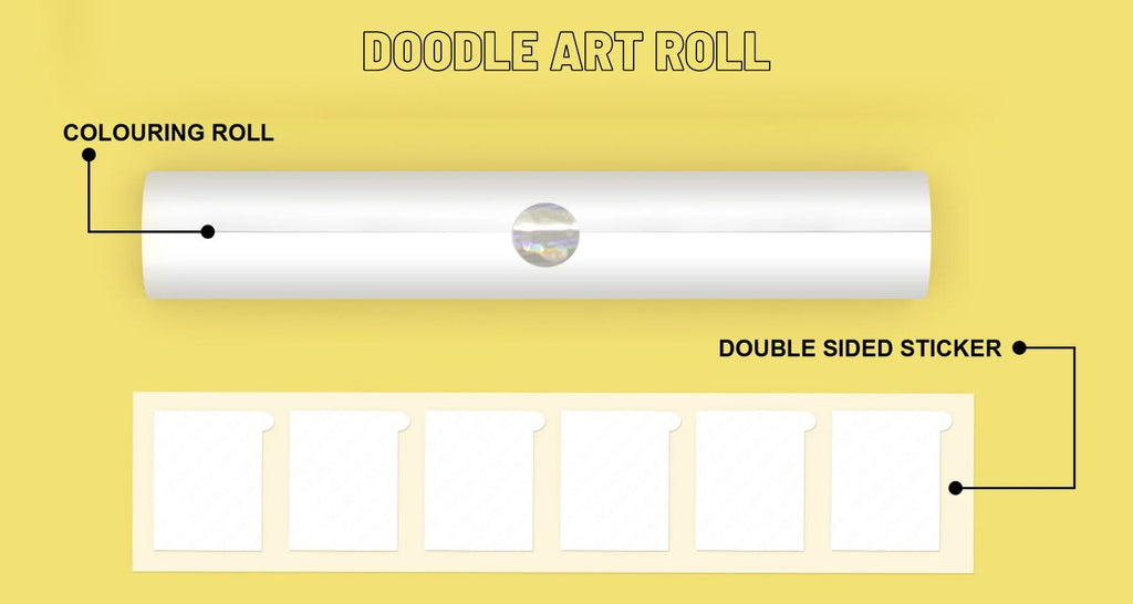 Doodle Art Roll (2 meters) – Panda World
